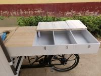 China Mobile Wending Trailer Outdoor Street Food Vending Cart with Customized Equipments for sale