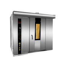 China 1800X2000X2200mm Full Automatic Commercial Bread Rotary Oven with 1 Rack Loading Quantity for sale