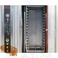 China Electric 380v Rotisserie Basket Rotary Oven 32 Tray Chicken Oven for Large Production for sale
