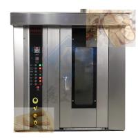 China Gas Electric Rotary Furnace Automatic Bread Oven with 380/220V Voltage and 32 Trays for sale