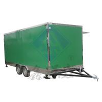 China 500CM Industrial Commercial Square Single/Double Axles Mobile Food Cart Food Truck for sale