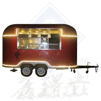China Fully Equipped Stainless Steel 3.5 M Mobile Food Truck Machinery Function Making Food for sale