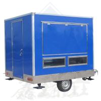 China Customized Color Vintage Food Truck Fully Equipped Restaurant Chicken Rotisserie Grill for sale