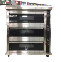 China Electric Pizza Baking Oven 2 Deck 6 Trays for Restaurant 220V/380V Gas Bread Deck Oven for sale