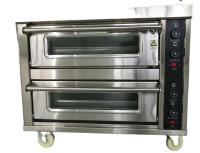 China Electric Pizza Baking Oven 2 Deck 6 Trays for Restaurant 220V/380V Gas Bread Deck Oven for sale
