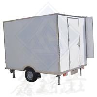 China Mobile Food Truck Galvanized Steel Multifunctional Snack Cart Grill Coffee Trailer for sale