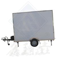 China Mobile Food Truck Galvanized Steel Multifunctional Snack Cart Grill Coffee Trailer for sale