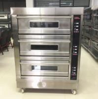 China High Productivity Bakery Oven for Baking Cake 3 Cabinets Oven Thermometers and Year 2020 for sale