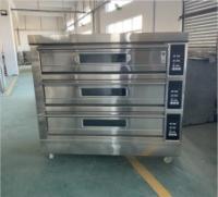 China High Productivity Bakery Oven for Baking Cake 3 Cabinets Oven Thermometers and Year 2020 for sale