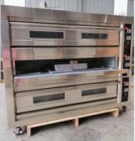 China High Productivity Bakery Oven for Baking Cake 3 Cabinets Oven Thermometers and Year 2020 for sale
