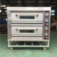 China Unique 2 Deck 4 Trays Pizza Oven Perfect for Bakery in Widely Used Hotel Equipment for sale