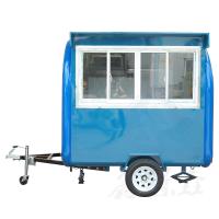 China Food Cart Mobile Kitchen with Full Kitchen and High Productivity Soybean Exhaust Fan for sale