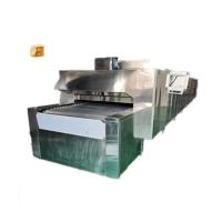 China 48KW/H Commercial French Bread Automatic Cupcake Gas Tunnel Oven for sale