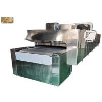China 48KW/H Commercial French Bread Automatic Cupcake Gas Tunnel Oven for sale