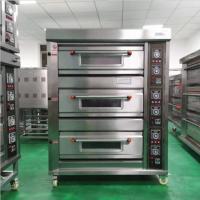 China Bakery Machinery 3 Deck Gas Bread Baking Oven for Wheat Pita Bread Manufacturing for sale