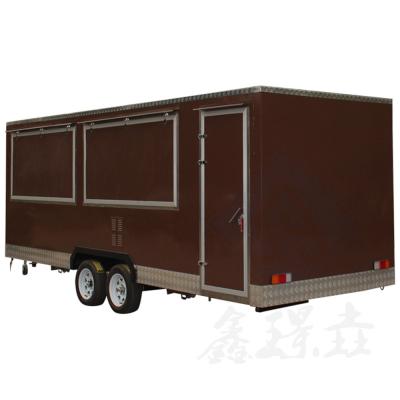 China Road Wheel Electric Food Truck Fully Equipped for Food Trailer Concession Window for sale
