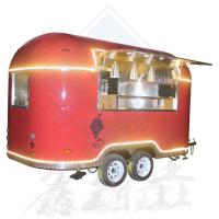 China Restaurant Sale BBQ Food Truck Cart with Grill and Fryer Mobile Cart Long Service Life for sale