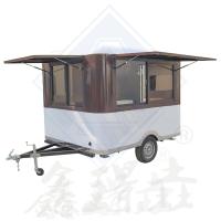 China Restaurant Sale BBQ Food Truck Cart with Grill and Fryer Mobile Cart Long Service Life for sale