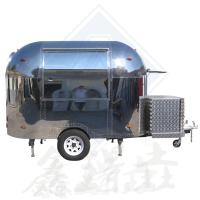 China Fully Air Conditioned Food Trailers with Video Technical Support and Ice Cream Trailer for sale