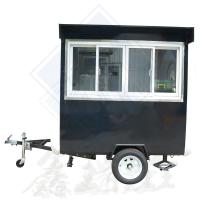 China Customized Color Pushable Concession Trailer 220*160*210 Food Vendor Carts and Trucks for sale