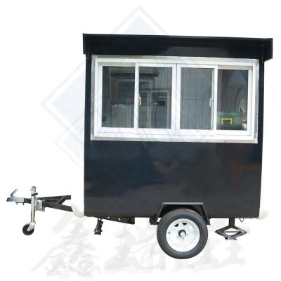 China Customized Color Pushable Concession Trailer 220*160*210 Food Vendor Carts and Trucks for sale