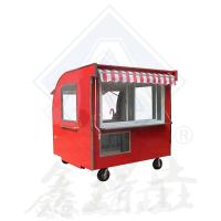 China Outdoor Street Vending Galvanized Steel Mobile Food Trailer for Catering Ice Cream for sale