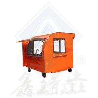 China Outdoor Street Vending Galvanized Steel Mobile Food Trailer for Catering Ice Cream for sale