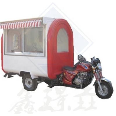 China Versatile Mobile Food Cart Trailer Truck Tricycle Motorcycle Food in Customized Color for sale