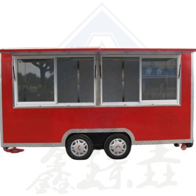 China Vending Snack Function Mobile Food Wending Trailer for Outdoor Street Food Cart Trailer for sale