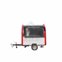 China Long Service Life 250 Round Model Mobile Food Truck with Single Axle for sale