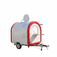 China Long Service Life 250 Round Model Mobile Food Truck with Single Axle for sale