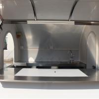 China Long Service Life 250 Round Model Mobile Food Truck with Single Axle for sale