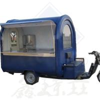 China Customized Color Food Cart Mobile Pizza Oven Trailer Snack Motorcycle Fast Food Truck for sale