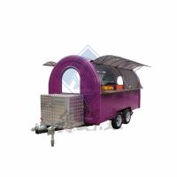 China Field Maintenance Service for Dessert Cheese Cookies Chips Food Cart Mobile Food Truck for sale