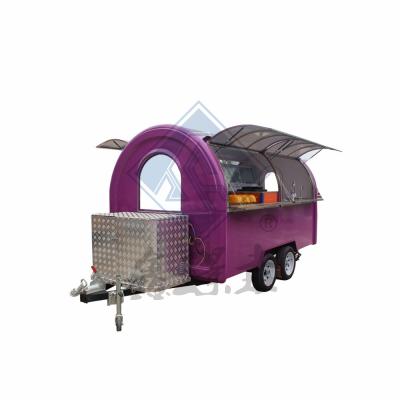 China Field Maintenance Service for Dessert Cheese Cookies Chips Food Cart Mobile Food Truck for sale