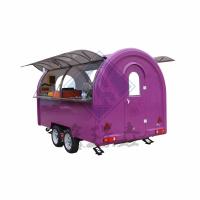 China Field Maintenance Service for Dessert Cheese Cookies Chips Food Cart Mobile Food Truck for sale