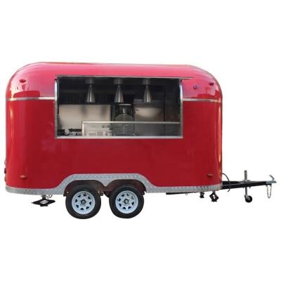 China Chinese Food Truck Camper Trailer Kitchen /Food Shop Mobile Ice Cream Container Vans for sale