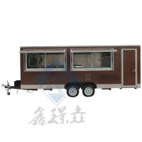 China Commercial Catering Street Food Kiosk Modern Trailer for Pizza Burger Fried Chicken for sale