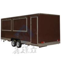 China Commercial Catering Street Food Kiosk Modern Trailer for Pizza Burger Fried Chicken for sale
