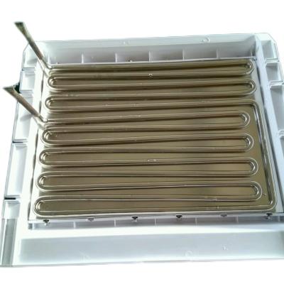 China Commercial Block Ice Making Machine 29mm*29mm*22mm Ice Size 30*30*22 Evaporator for sale