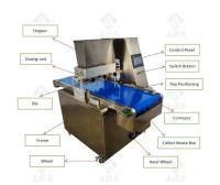 China Small Automatic Biscuit Cookie Cracker Processing Machine 1450x1000x1450mm for Bakery for sale