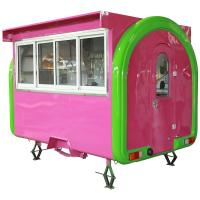 China Dairy Products Application Full Kitchen and Toilet Mobile Food Truck with 1500W Voltage for sale