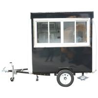 China Dairy Products Application Full Kitchen and Toilet Mobile Food Truck with 1500W Voltage for sale