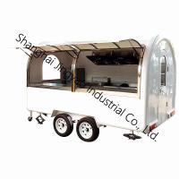 China Outdoor Mobile Food Cart Concession Trailer for Soft Serve Ice Cream Cream Machine for sale