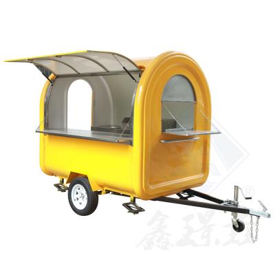China Voltage 1500W Electric Truck Mobile Food Trailer with Full Kitchen and Refrigeration for sale