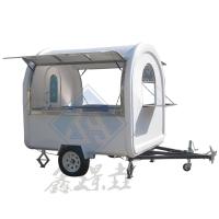 China 8.5ft Dining Car Food Trailer for Europe Vendors Transformer Mobile Truck Hotdog Food Cart for sale