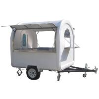 China 2300*1650*2300mm Mobile Food Cart for Bubble Tea Fruit Ice Cream Churros Crepes Coffee for sale