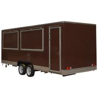 China Food Cart Trailer with Optional Food Machines Hot Dog and Burger Vending Van for sale