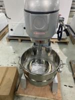 China Commercial 20l Benchtop Planetary Dough Mixer for 0.75kw Heavy Duty Food Preparation for sale