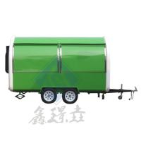 China Customized Coffee Bar Cart Trailer Used Food Trucks Mobile Food Cart Van in Germany for sale
